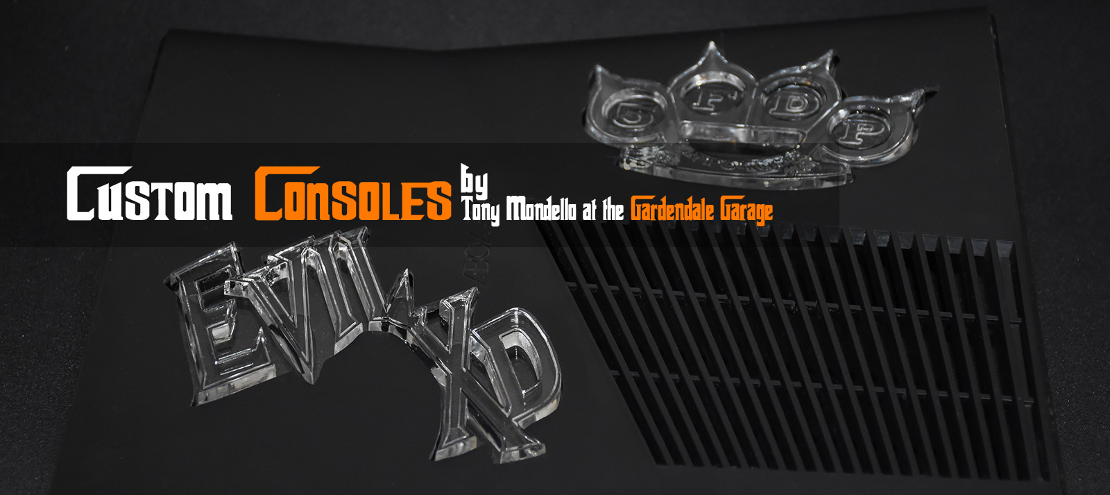 Custom Console Xbox Shell Cutout with Engraving - by Tony Mondello