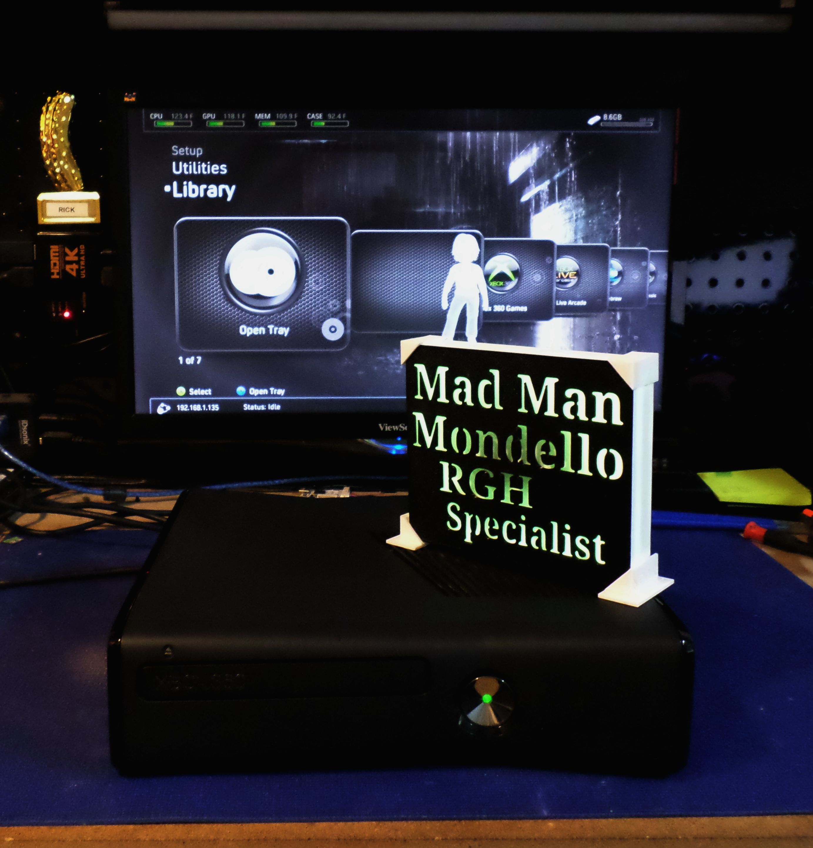 Xbox 360 Modded Rgh Console - By Tony Mondello