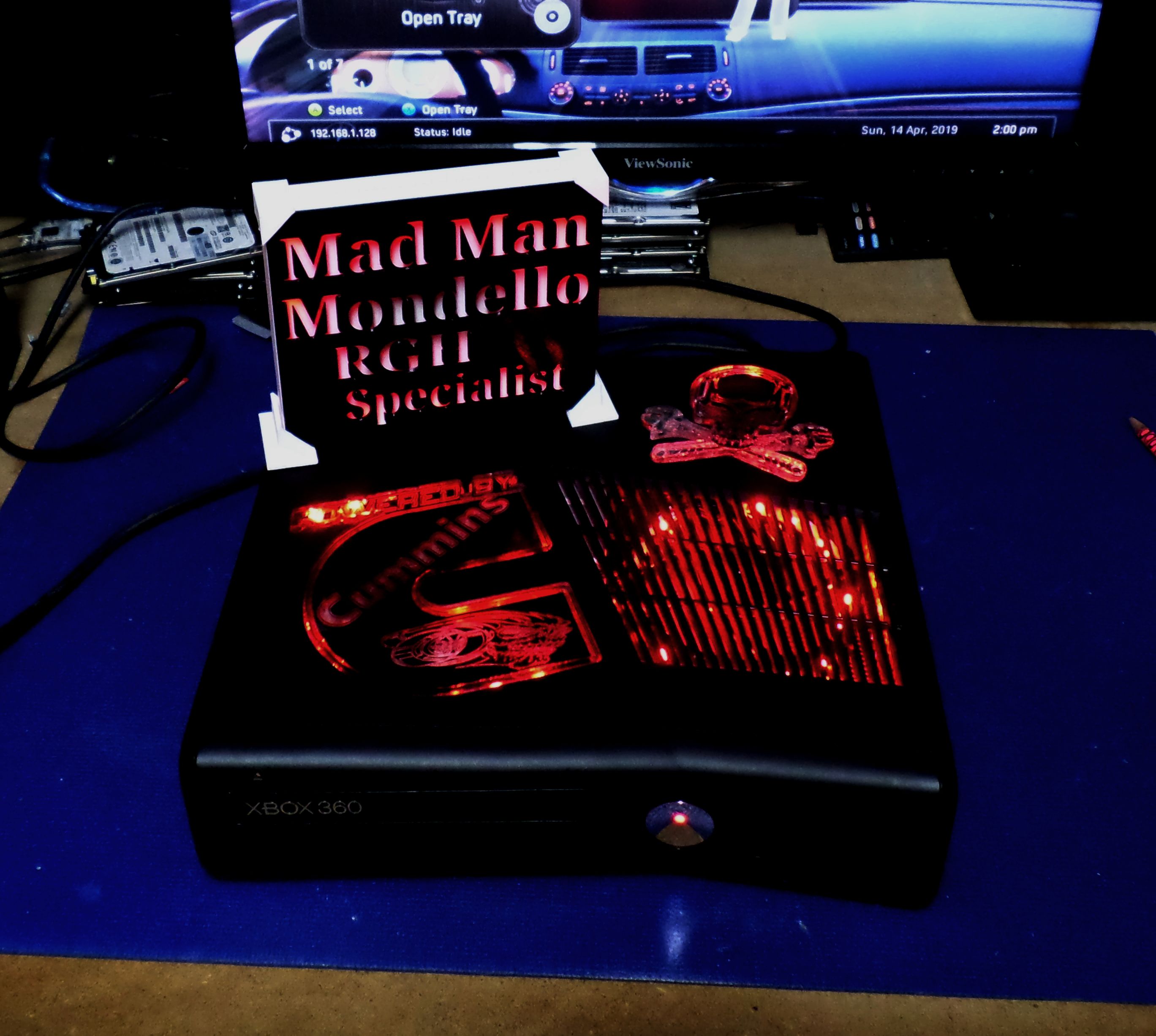 Xbox 360 RGH Custom Slim for Ty Webster - By Tony Mondello