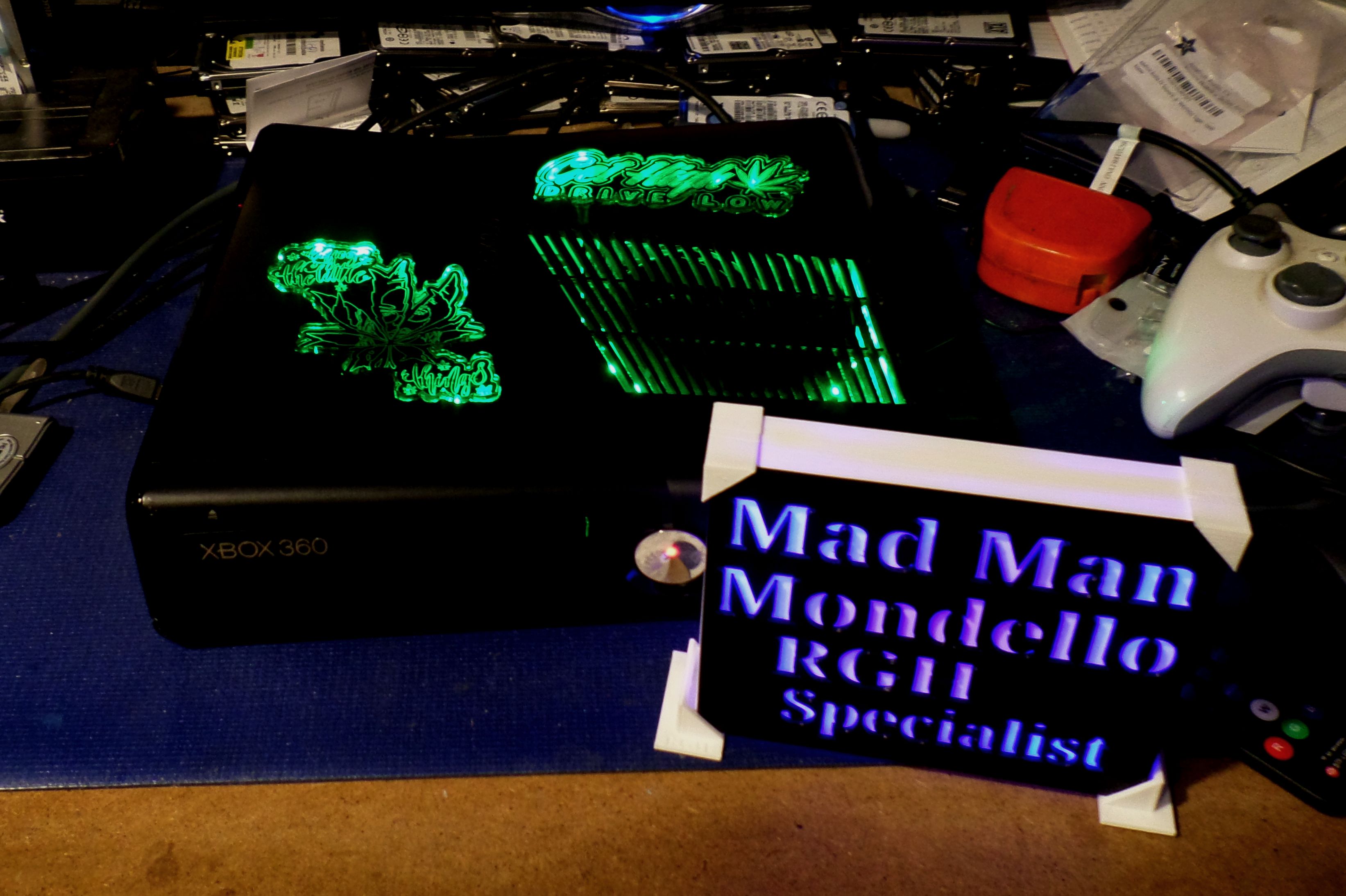 Xbox 360 Custom Rgh for Deven Sanchez - By Tony Mondello